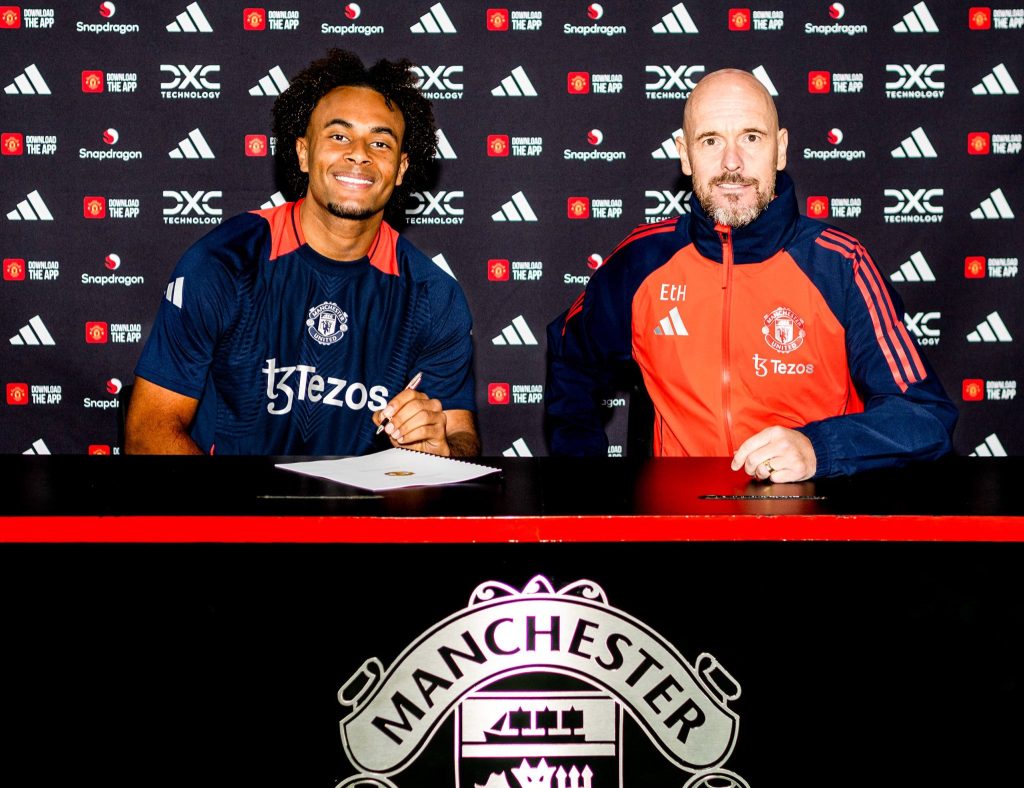 Manchester United unveil Nigerian descent Joshua Zirkzee as first ...