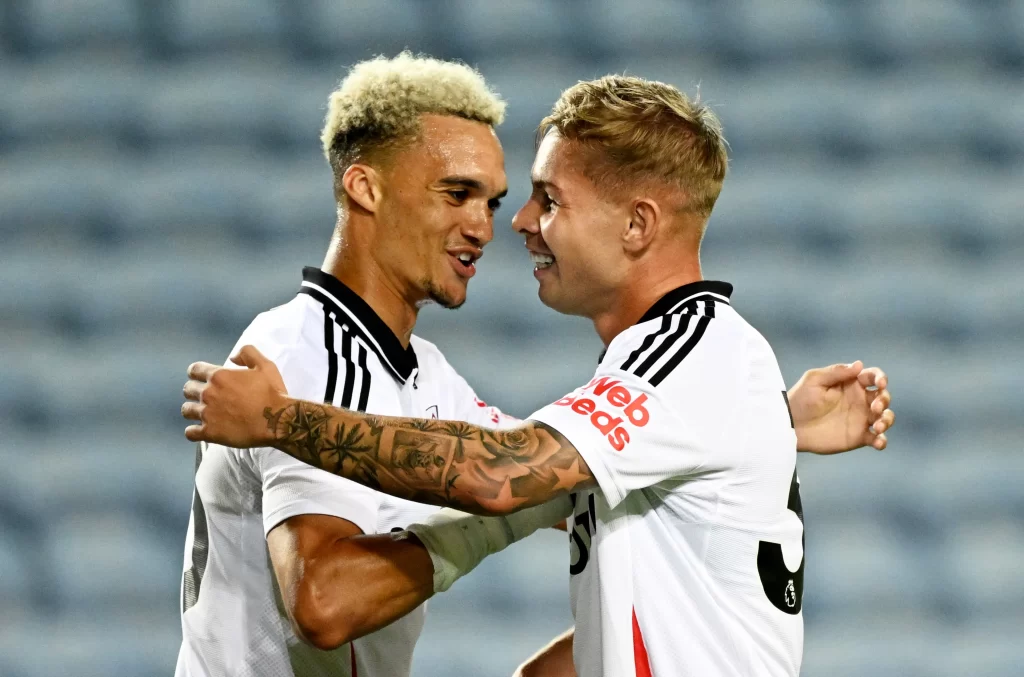 WATCH: Emile Smith Rowe dedicates his first Fulham goal to Super Eagles ...