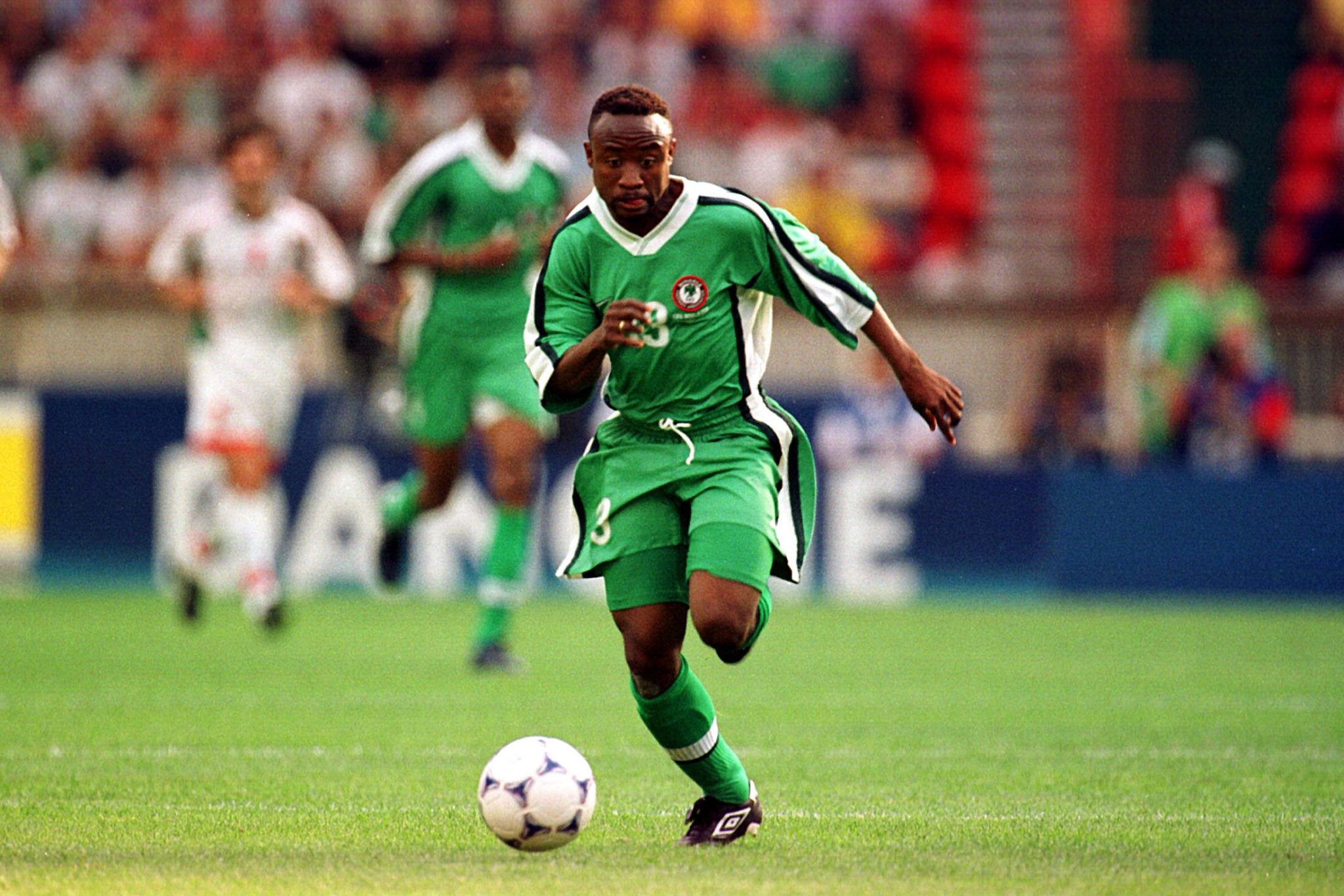 Photo: Manchester City star named after Tijani Babangida finally meets ...