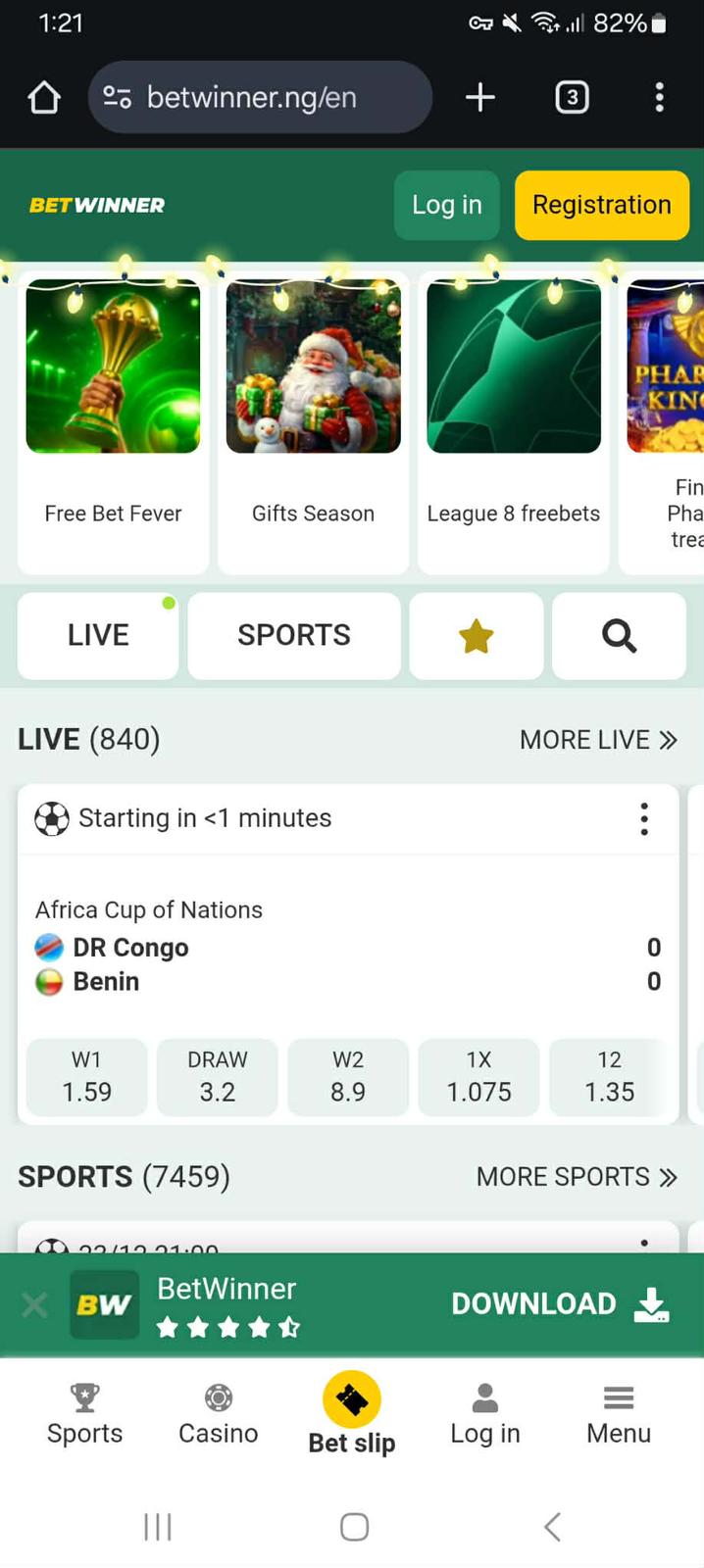 Betwinner App Download Nigeria - Install on Android & iOS