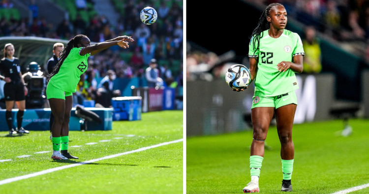 Michelle Alozie's mismatched boots: How Super Falcons defender draws inspiration from ex ...