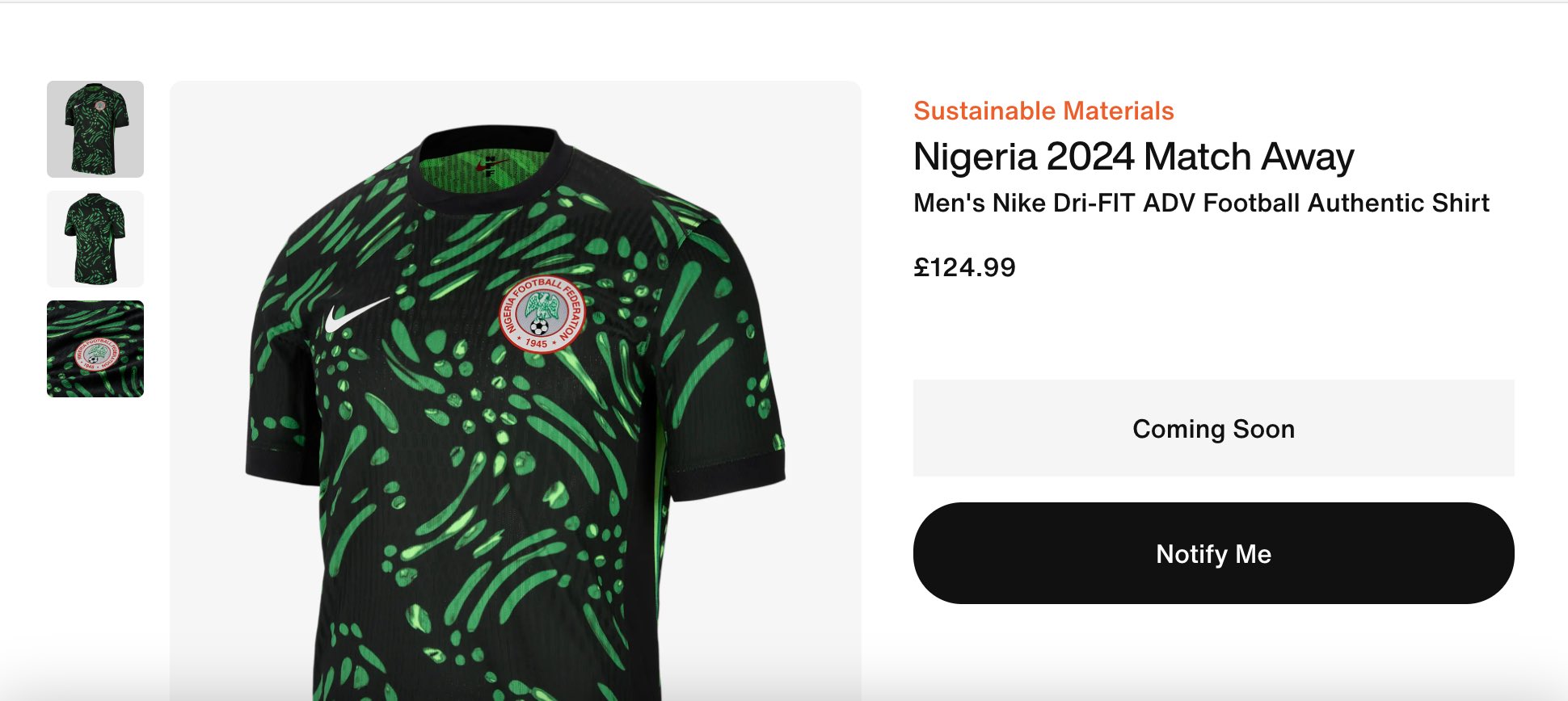 Nike unveils Super Eagles' new 2024 Home and Away kits - Soccernet NG