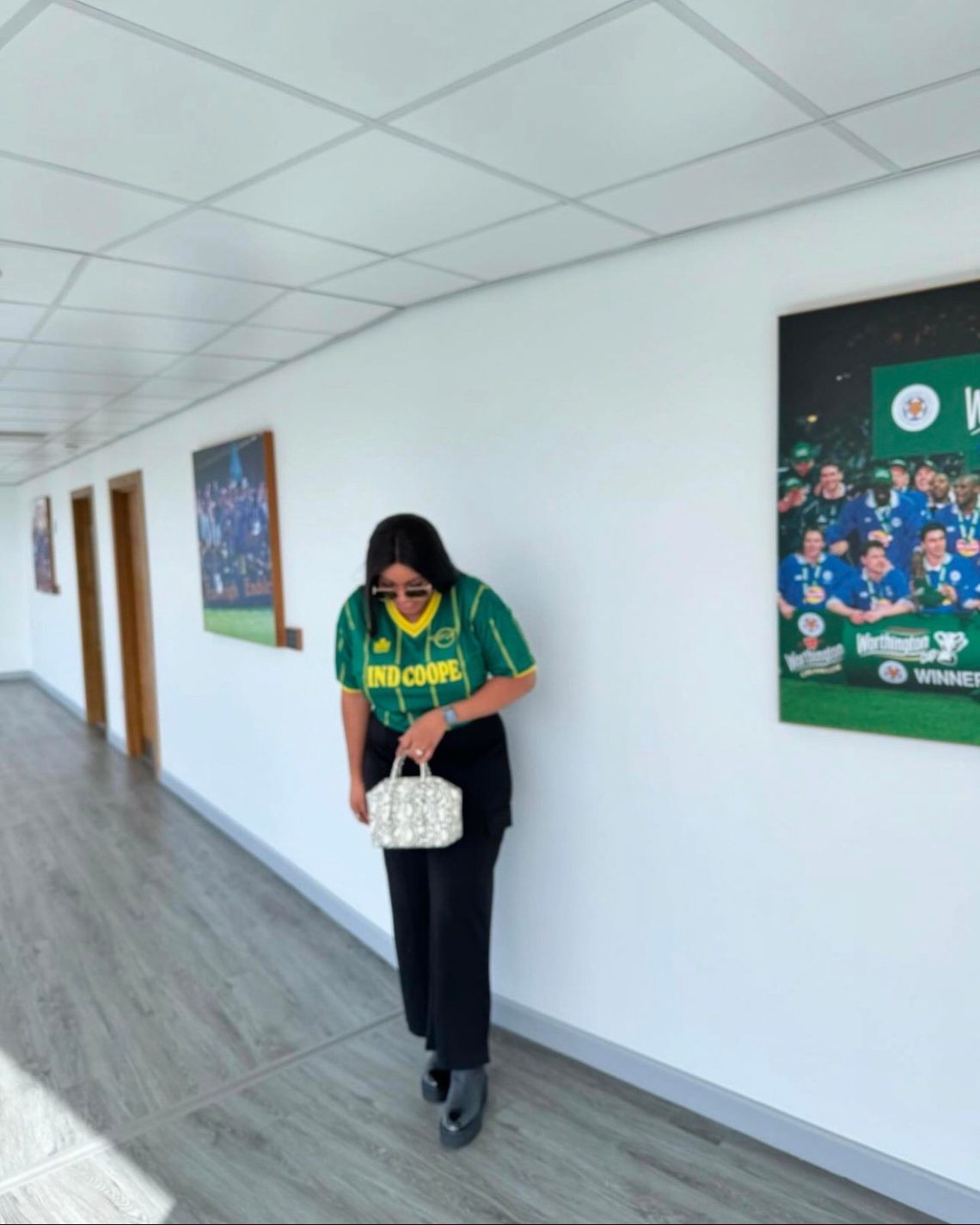 Photos: Wilfred Ndidi's wife celebrates Leceister City's Championship ...