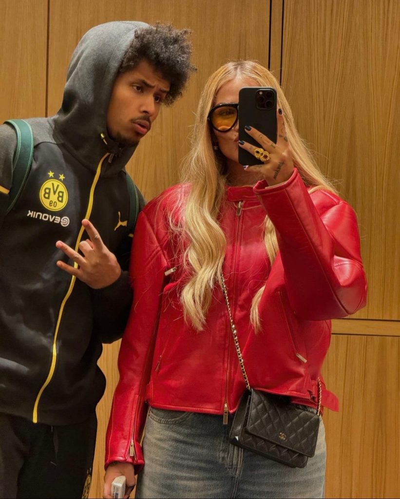 Photos: Borussia Dortmund star Karim Adeyemi and his rapper girlfriend ...